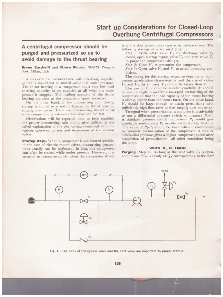 Start Up Considerations For Closed Loop Overhung Centrifugal ...