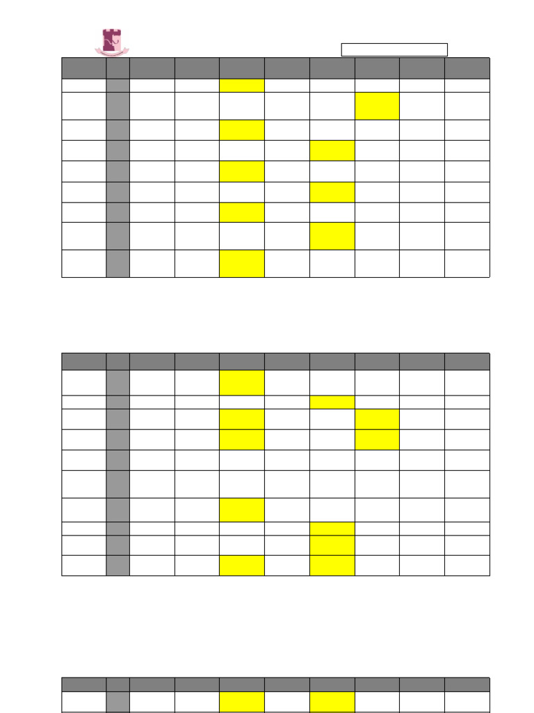 Mid Term Date Sheet For University Departments | PDF | Pakistan | Science