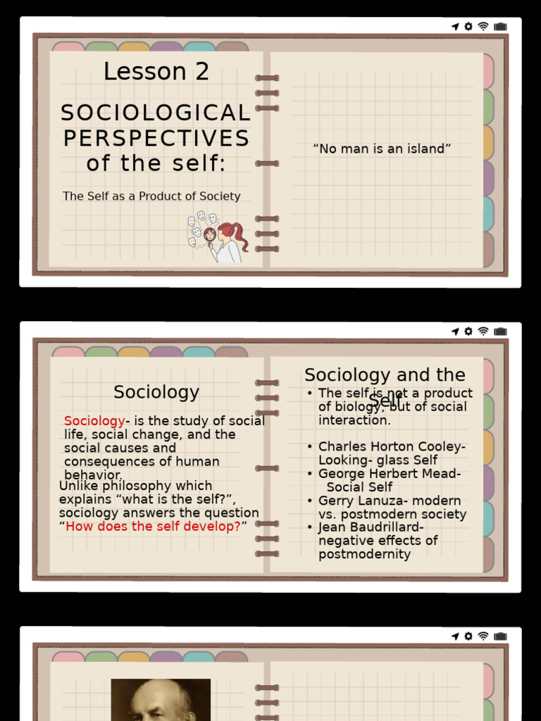 Lesson 2 Sociological Perspectives of The Self | PDF | Liberal Arts ...