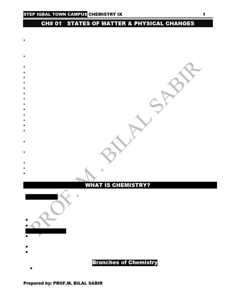 01 CH#1 CHAPTERUpto Allotropy) ) + Exercise | PDF | Chemistry | Gases