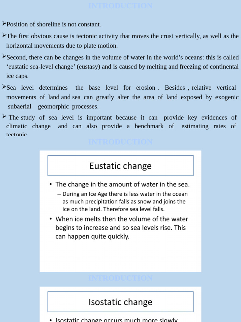 Sea Level Changes and Coastal Impacts | PDF | Coast | Erosion
