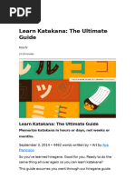 Tofugu's Katakana Learning Guide | PDF | Japanese Words And Phrases ...