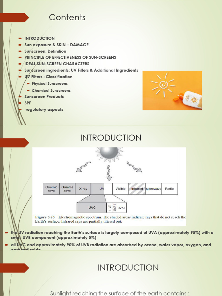 Understanding Sunscreens and UV Protection | PDF | Sunscreen | Ultraviolet