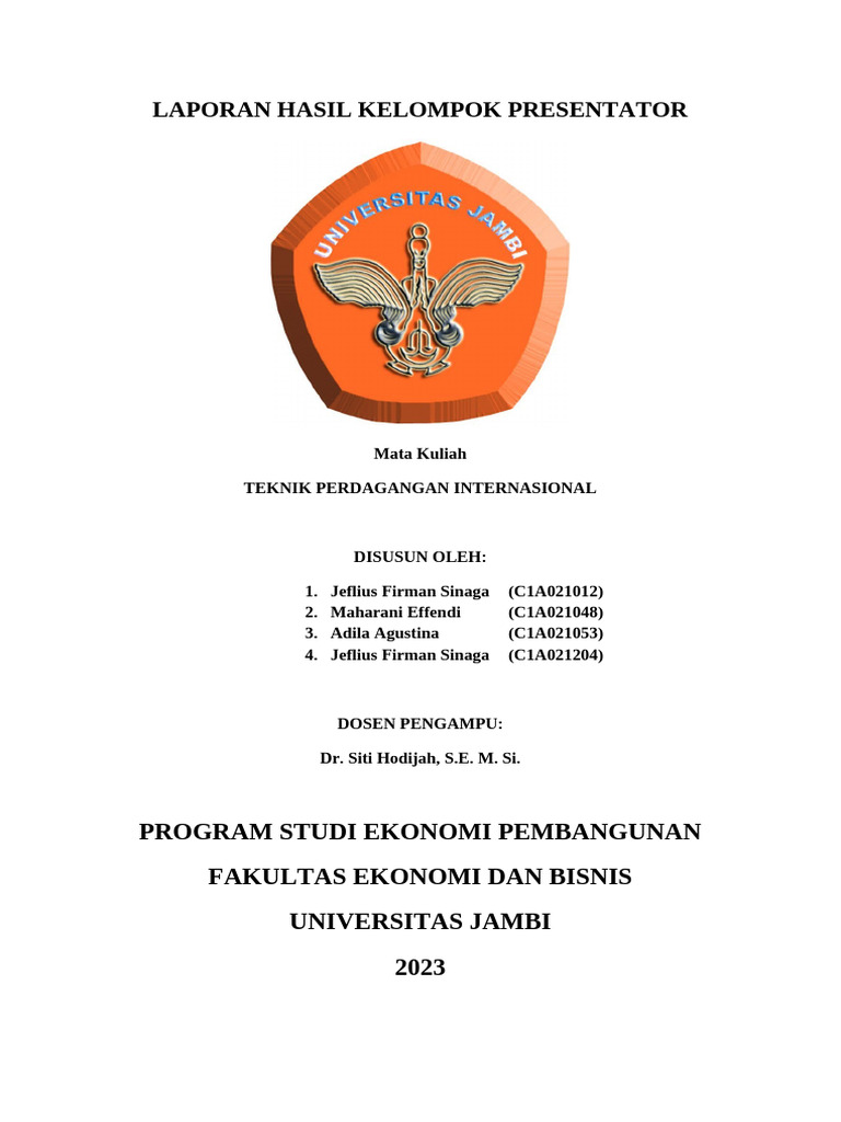 Laporan Hasil Kelompok Presentator | PDF