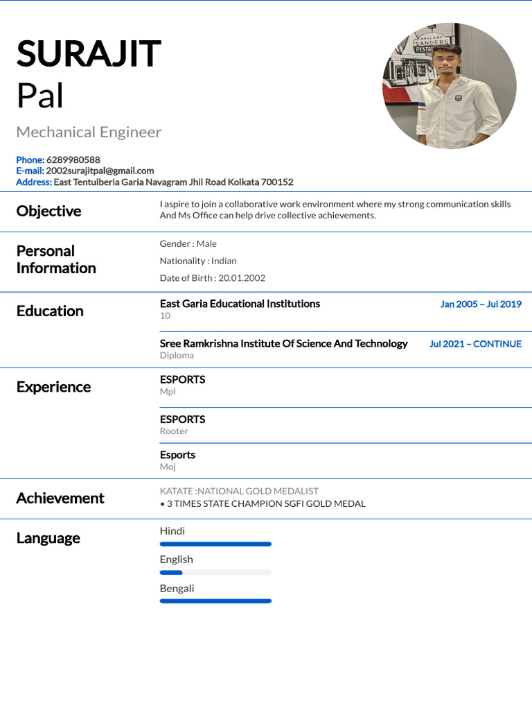 SURAJIT _Resume_438 | PDF