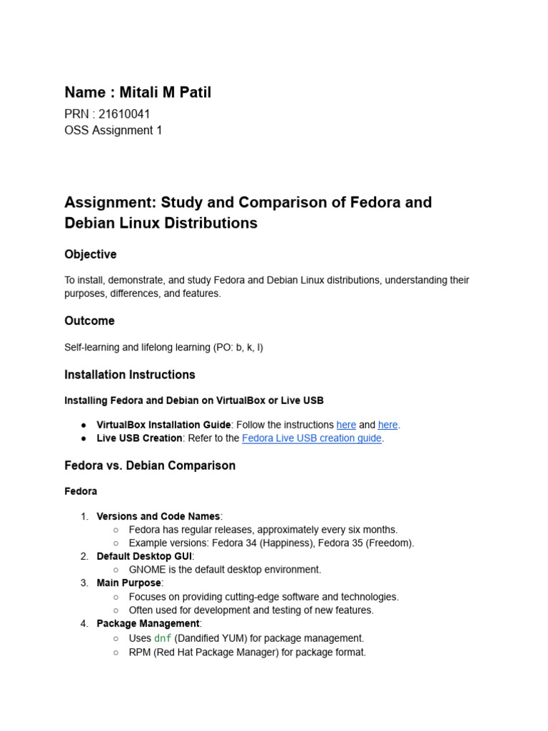 Assignment OSS Mitali Patil | PDF | Software | Software Engineering