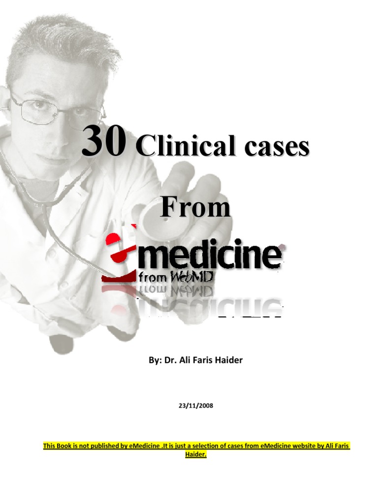 30 Clinical Cases From Emedicine | PDF | Peptic Ulcer | Heart
