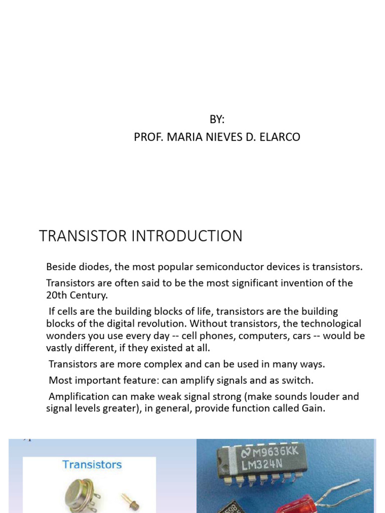 Understanding Bipolar Junction Transistors | PDF | Amplifier | Bipolar Junction Transistor