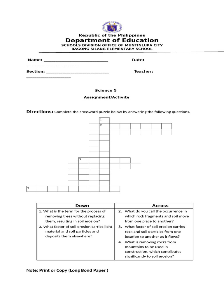 Science Assignment Activity | PDF