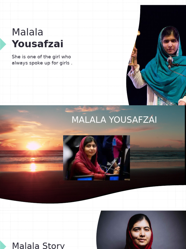 Malala Yousafzai Project Work | PDF