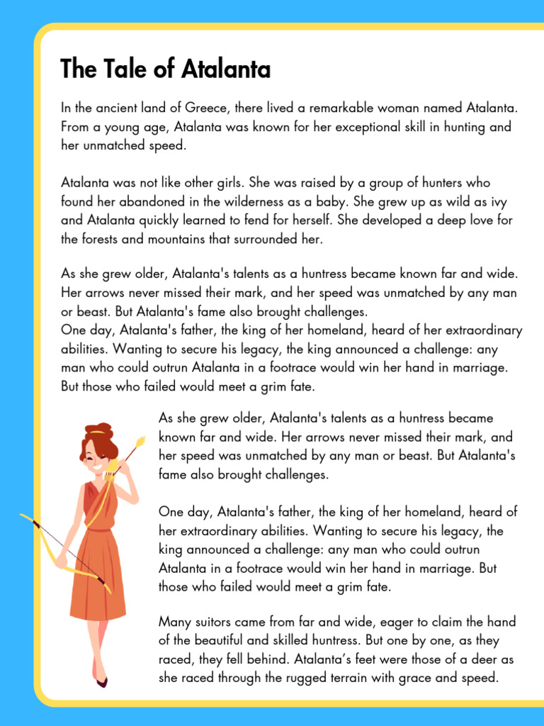 Atalanta: The Huntress of Greece | PDF