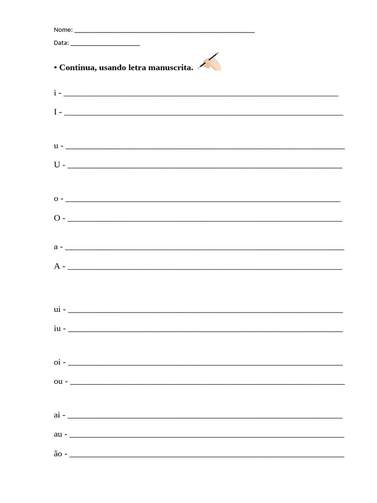 letra manuscrita | PDF