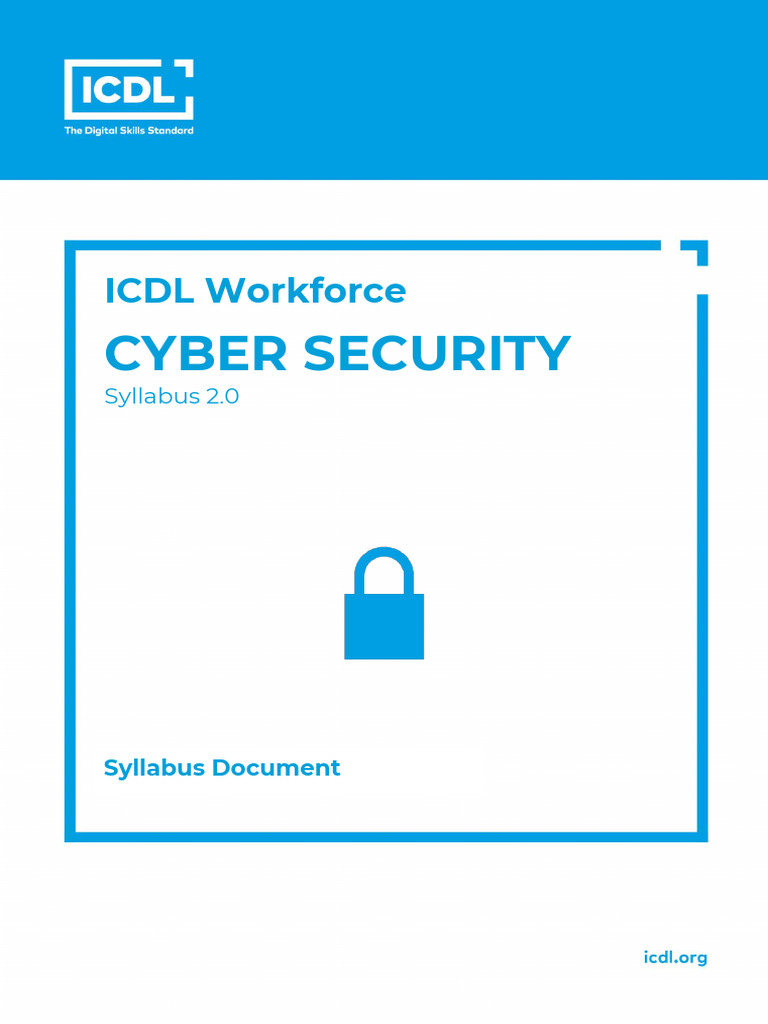 ICDL Cyber Security - Syllabus 2.0 | PDF | Malware | Computer Security