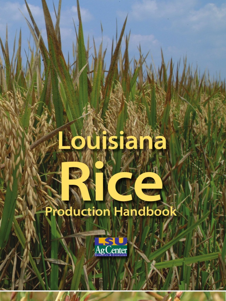 Louisiana Rice Growers Guide | PDF | Tillage | Rice