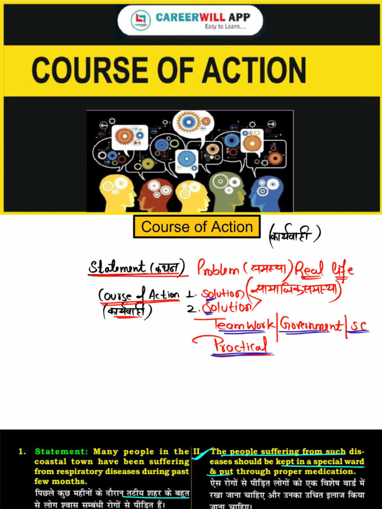 Course of Action - 14 Oct - Class PNG - 437582 - Crwill | PDF