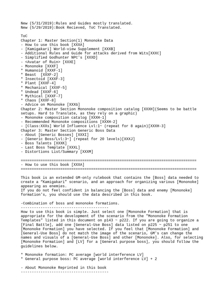 (Supplement) Kamigakari Extended GM Rulebook | PDF | Armour