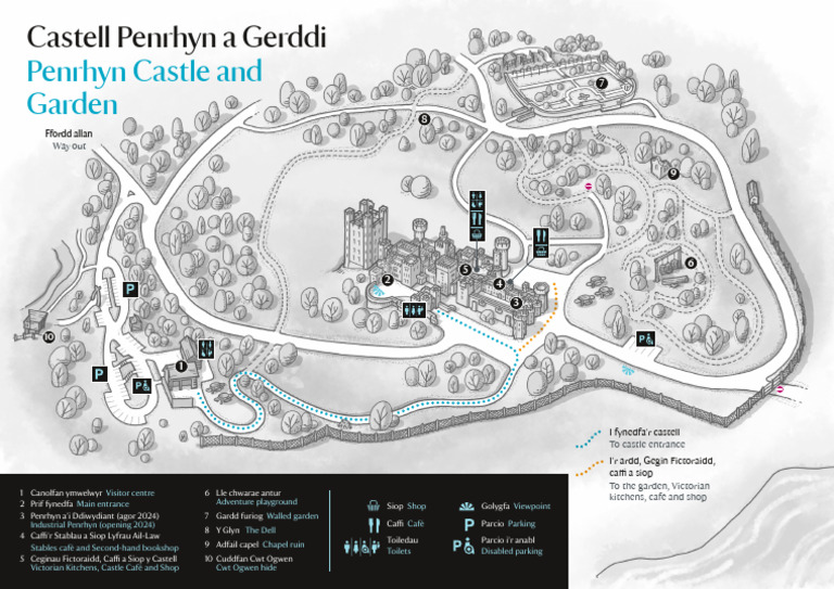 Penrhyn Castle Map A4 2024 | PDF
