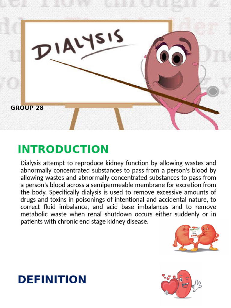 Dialysis: Types, Indications, and Risks | PDF | Hemodialysis | Kidney