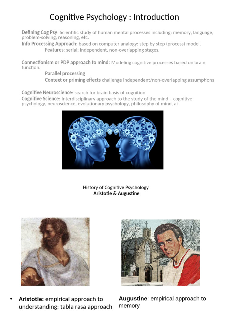 Introduction Cognitive Psych | PDF