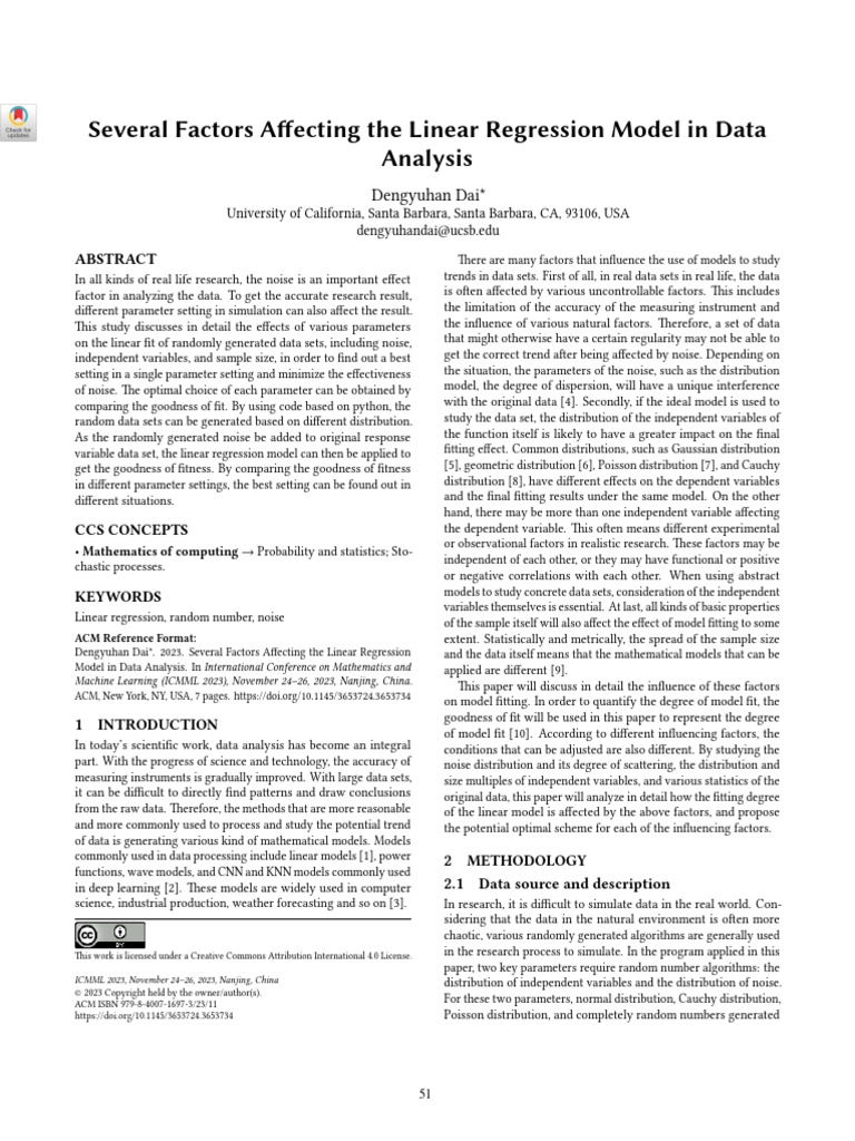 Linear Regression Affect | PDF | Linear Regression | Regression Analysis