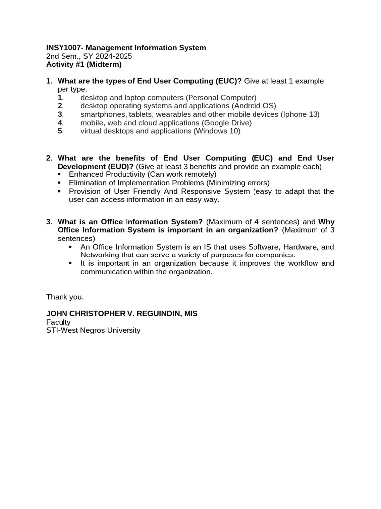 Pabalate Activity #1 Midterm 1 | PDF