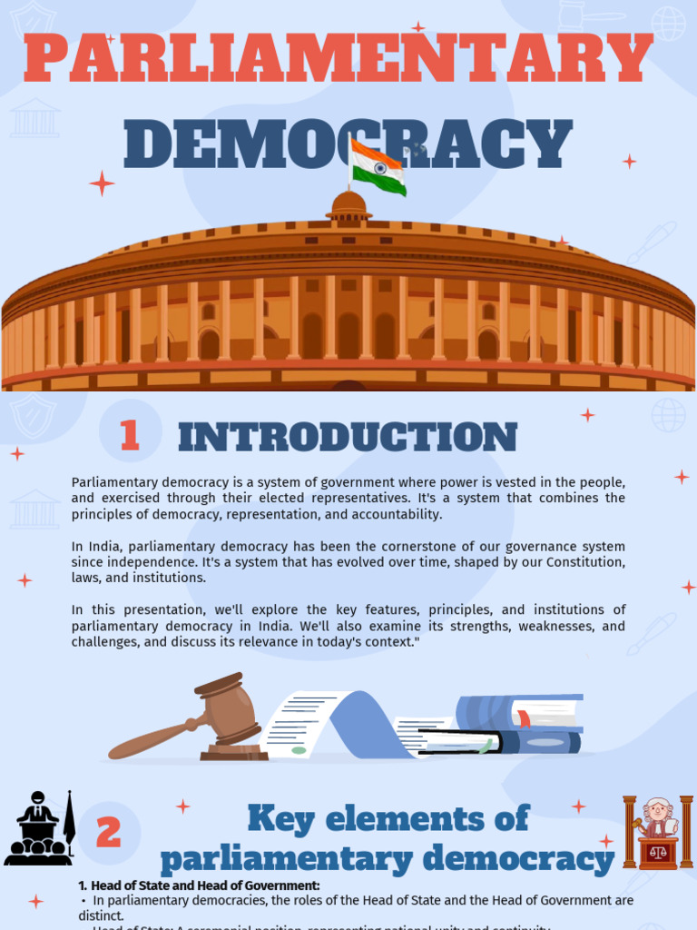 Parliamentary Democracy | PDF | World Politics | Parliamentary System