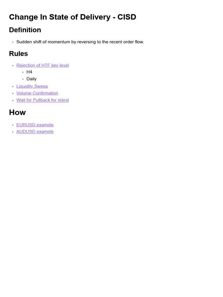 Change in State of Delivery - CISD | PDF