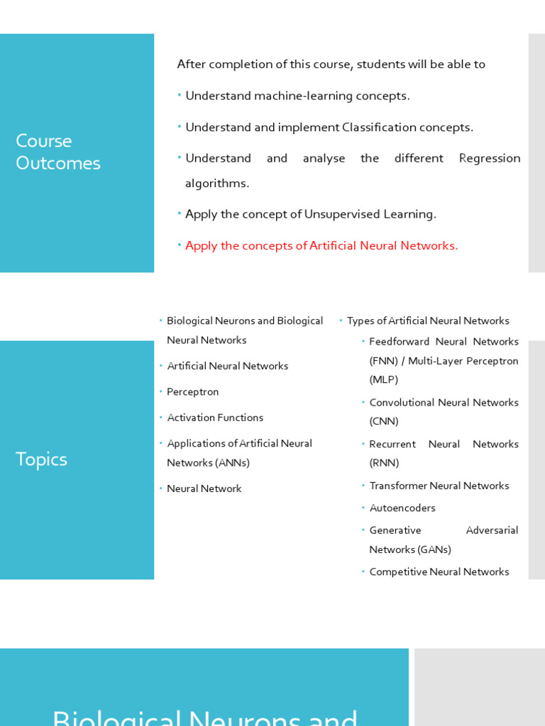 ML MU Unit 5NeuralNetworkpdf 2025 04 16 13 47 39 | PDF | Neuron | Learning