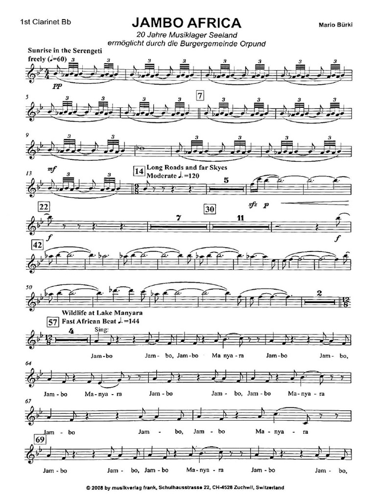 Jambo Africa - 2.1) CL 1 | PDF