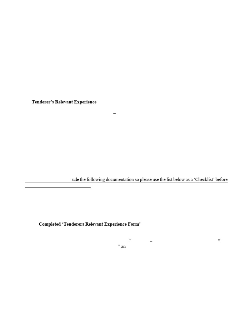 2 - Letter of Invitation To Tender | PDF