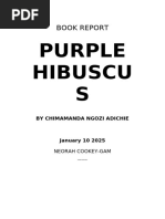 Purple Hibiscus Full Book Summary SparkNotes | PDF
