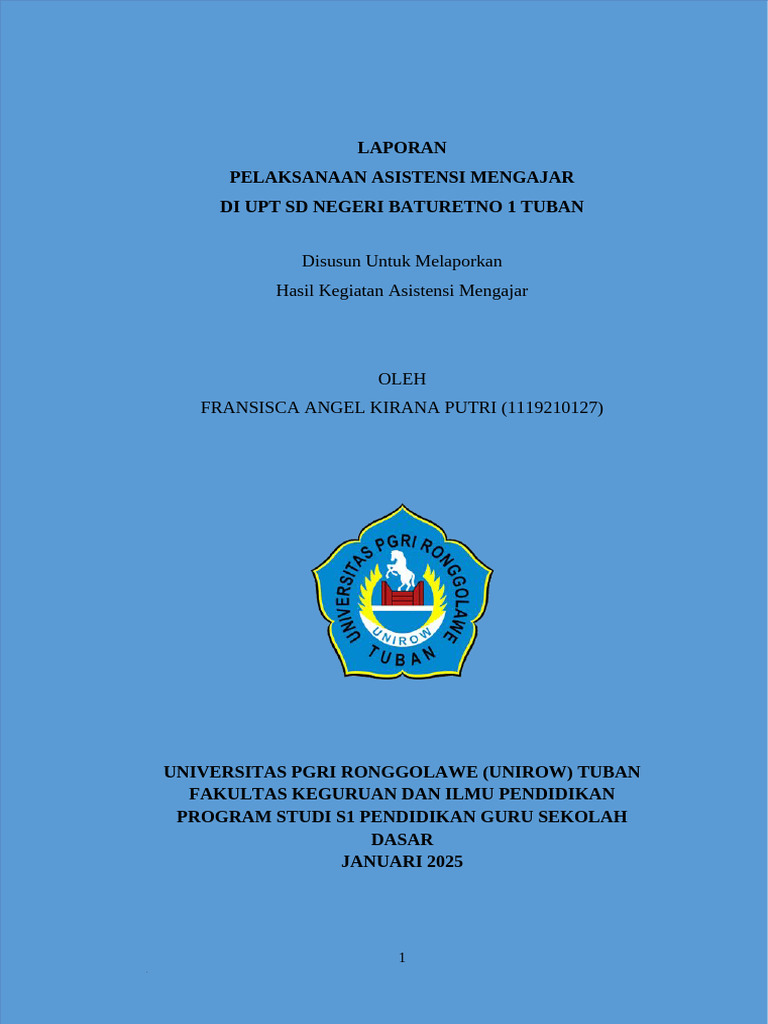 Laporan Fransisca Angel | PDF