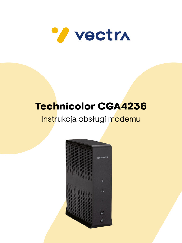 8818 Technicolor Cga4236 Instrukcja | PDF