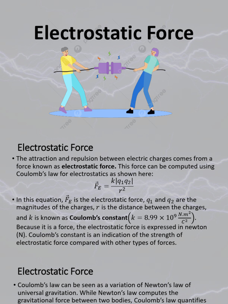 L.2-ELECTROSTATIC-FORCE-2 | PDF | Electric Field | Force