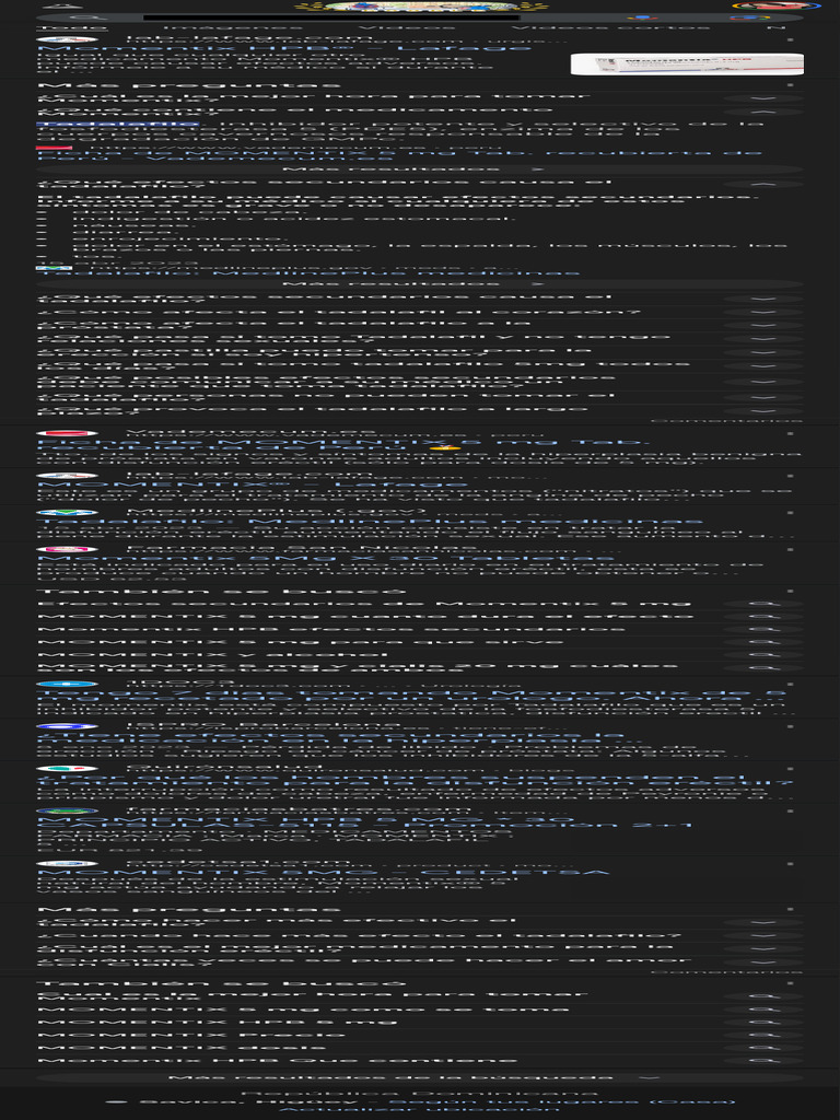 Momentix HPB para Que Sirve y Sus Efectos Secundarios - Buscar Con Google | PDF | Disfunción ...