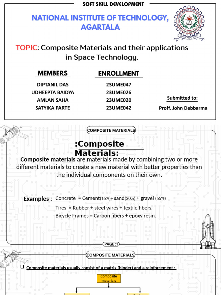 Composite Materials in Space Semi Final | PDF | Composite Material ...