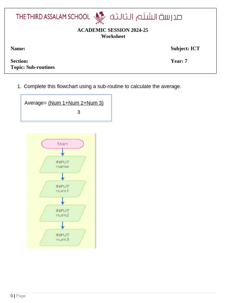 Worksheet 24-25 | PDF