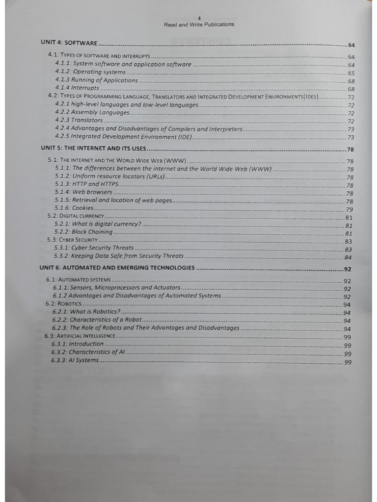Unit 4 Software | PDF