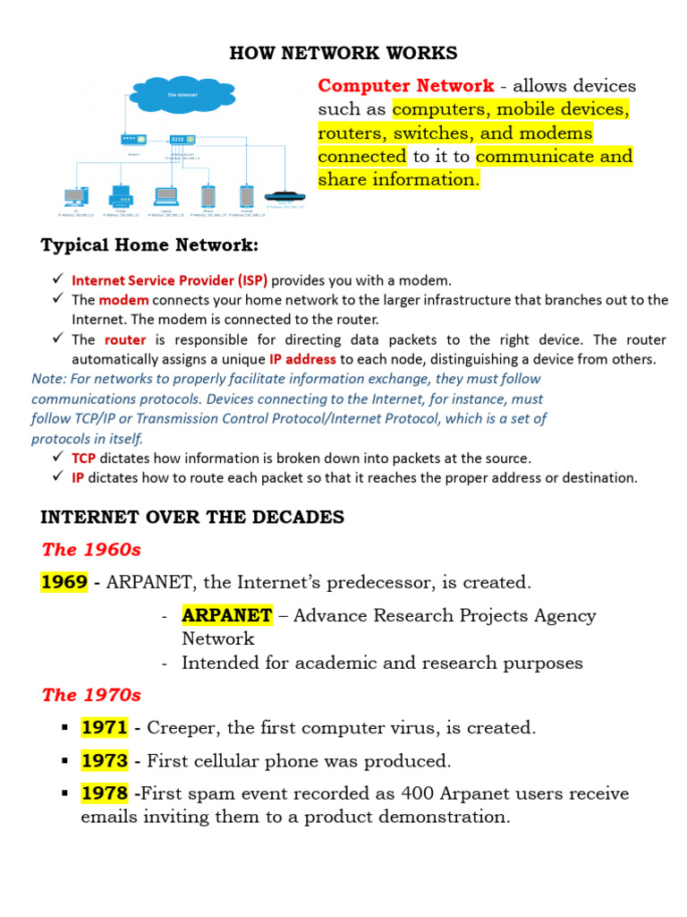 Lesson 2 Connected World | PDF | Computer Network | Internet