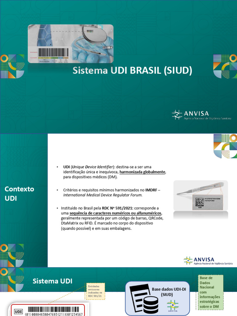 Sistema UDI Brasil: Regulamentação e Prazos | PDF | Identificação de ...