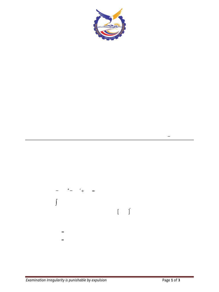 Ecu 203 Engineering Mathematics Viii | PDF | Fourier Transform | Convolution