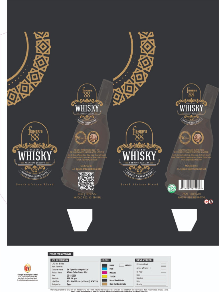Fishers 88 Whisky | PDF