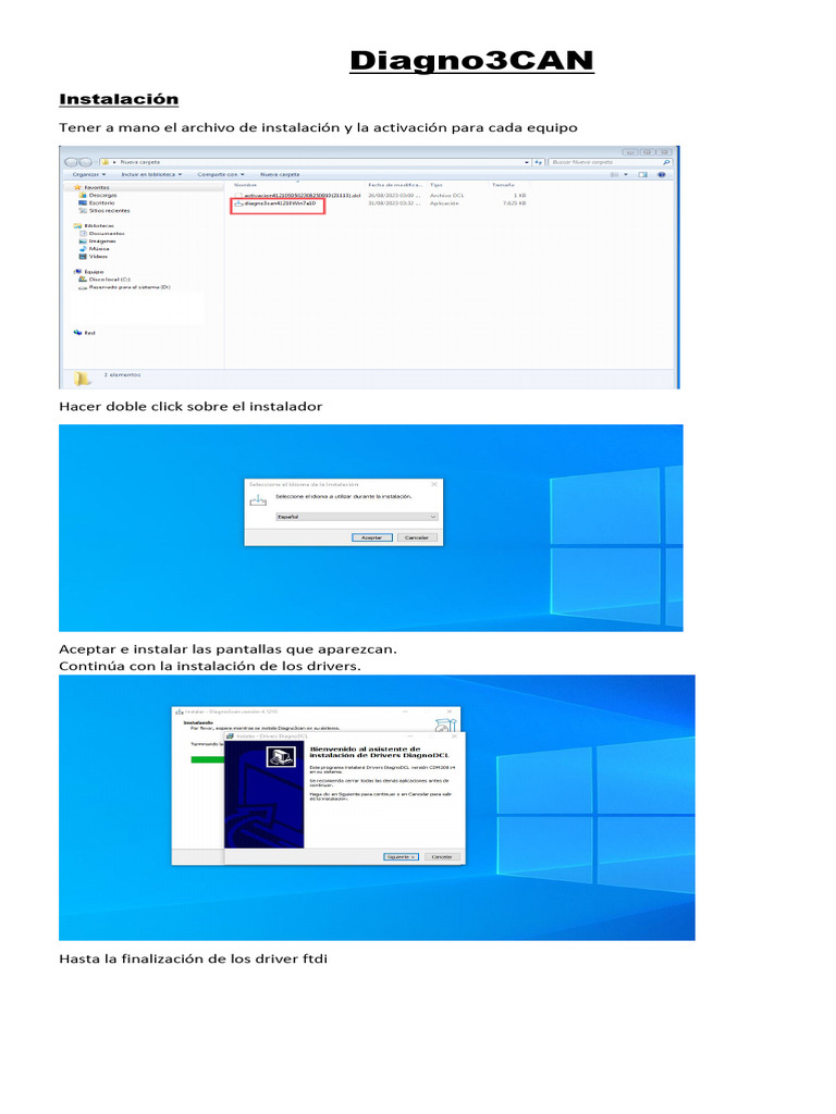 Instalacion Diagno 3 CAN | PDF