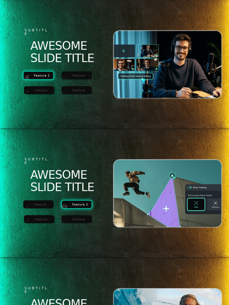 Interactive Morph Slide Design Template | PDF