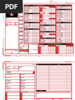 (Template) Cyberpunk RED Character Sheet | PDF