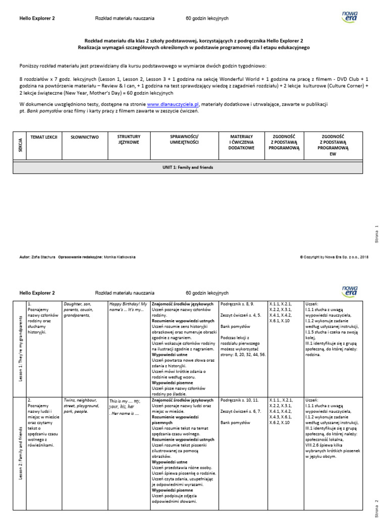 rozklad-materialu-60h | PDF