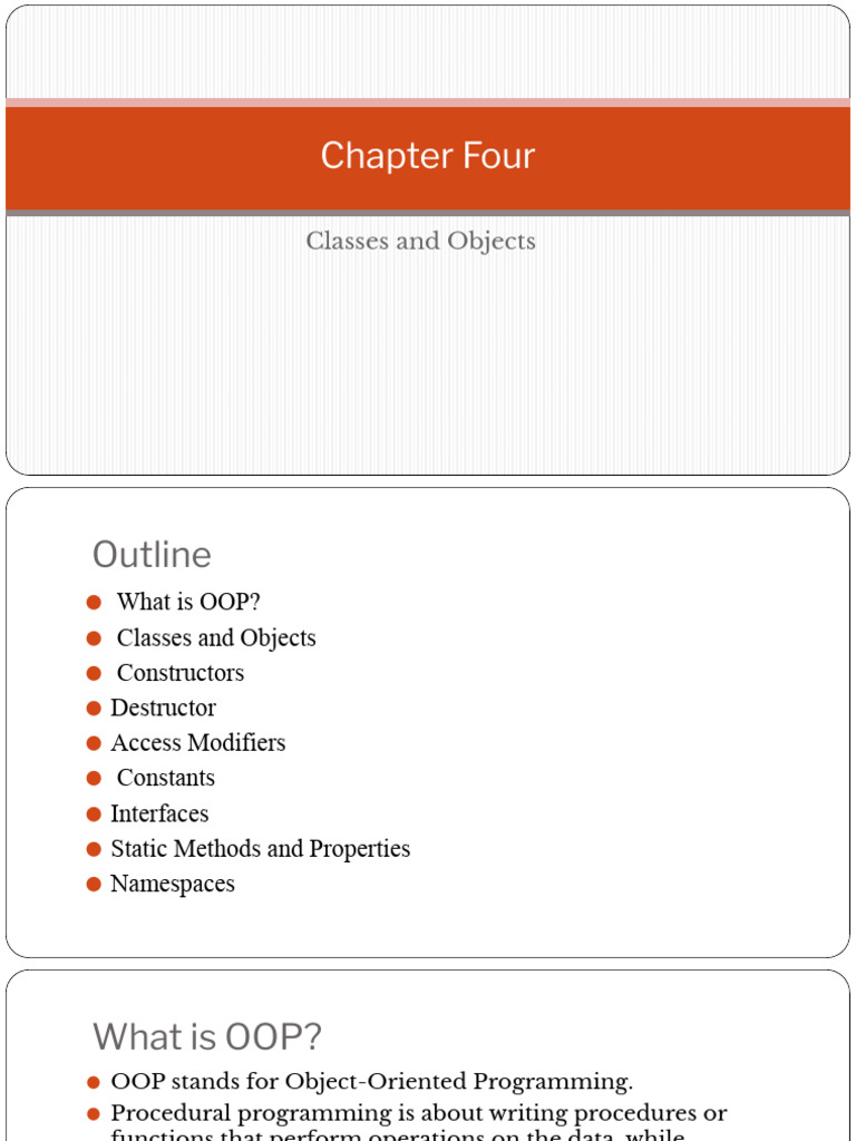 chapter 4- Classes and Objects | PDF | Class (Computer Programming ... chapter 4- Classes and Objects | PDF | Class (Computer Programming ...