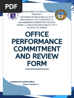 Ipcrf 2018-2019 As Per RPMS 2018 | PDF | Educational Assessment | Teachers