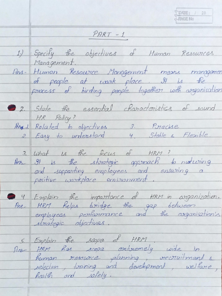 HRM Assignment 1 | PDF