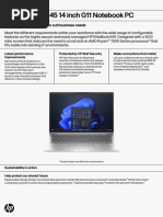 HP ProStudio 4 All-In-One G1i 23.8 Inch Desktop AI PC - Datasheet | PDF | Usb | Windows 10